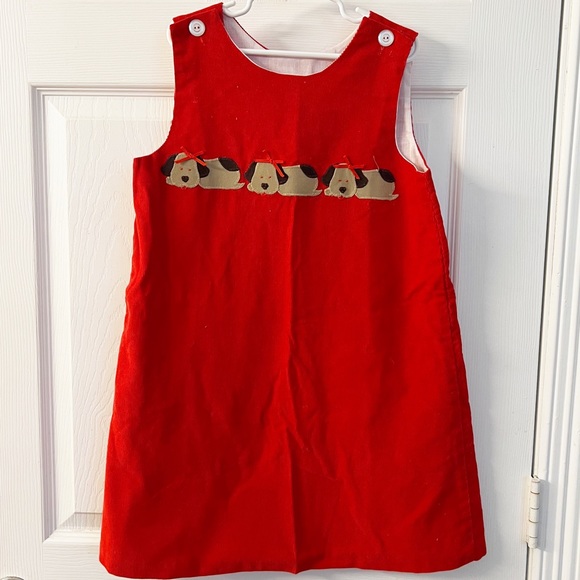 Kelly's Kids | Dresses | Kelly Kids Vintage Corduroy Puppy Dress | Poshmark